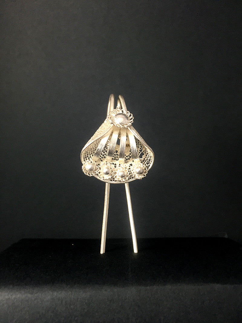 Silver hairpin online for women| Silverlinings | Handmade Filigree