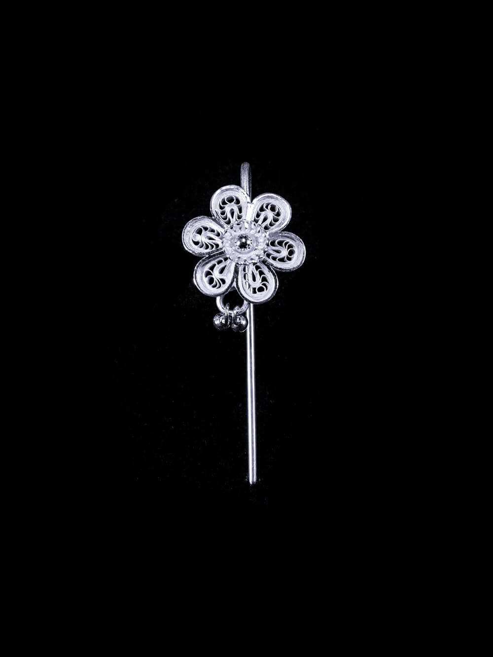 Silver Hair pin online for women | Silverlinings | Handmade Filigree