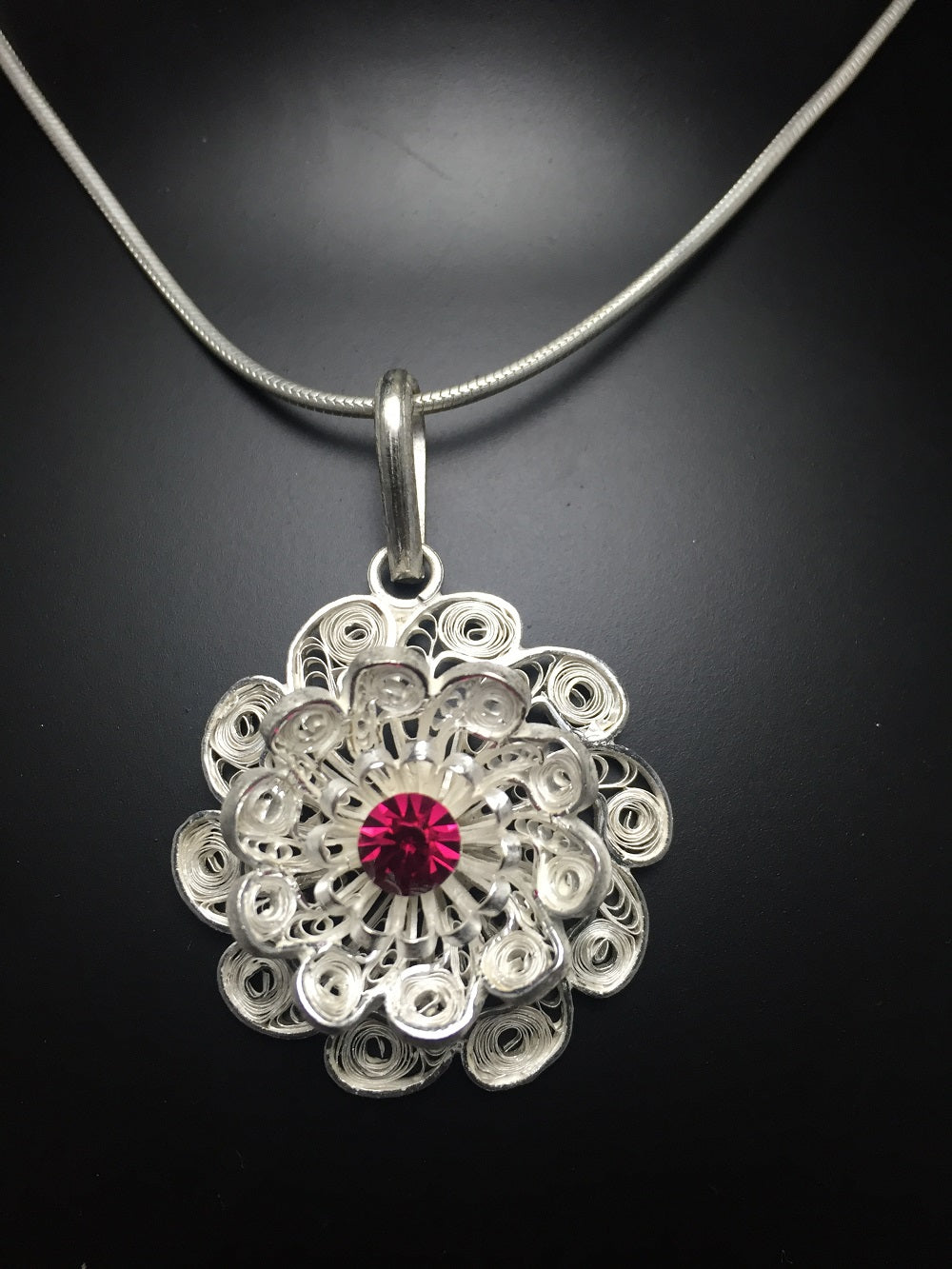 Silver Pendant online for women | Silverlinings | Handmade Filigree