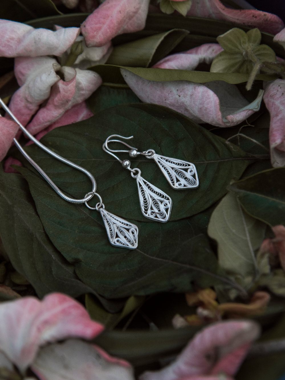 Silver Pendant online for women | Silverlinings | Handmade Filigree