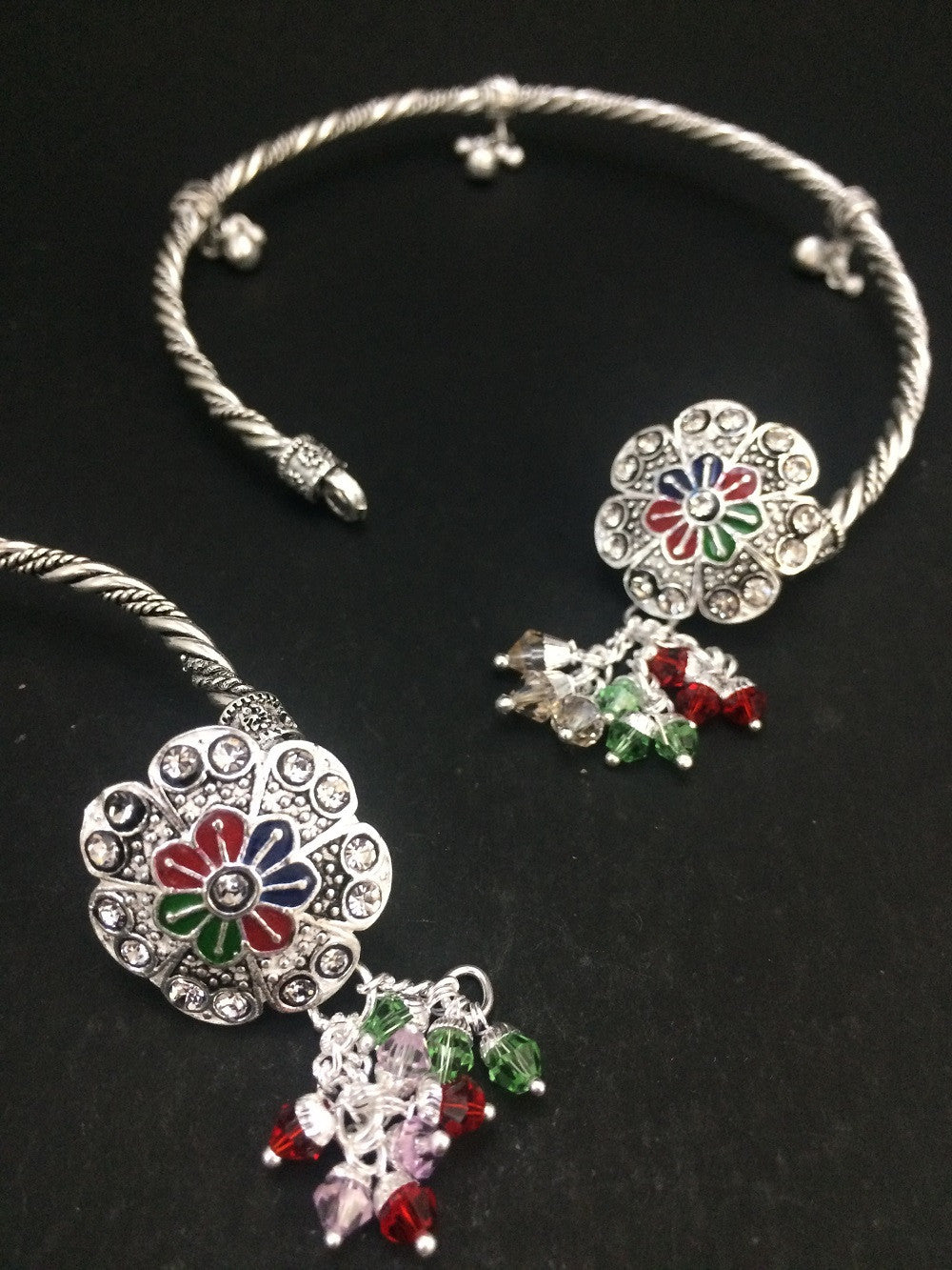 Silver Anklets online for women | Silverlinings | Handmade Filigree