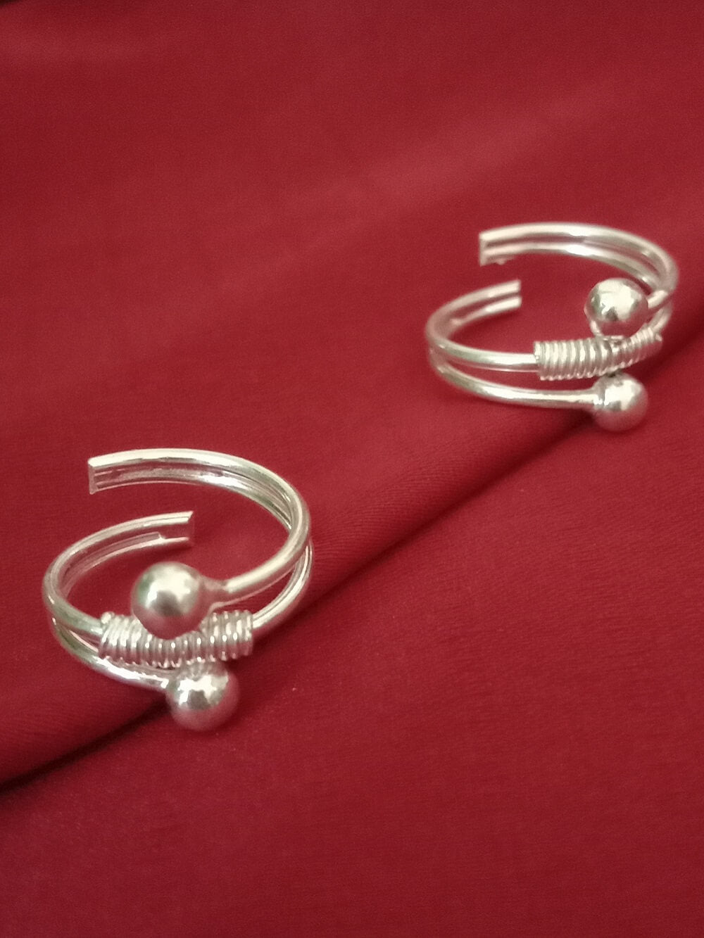 Toe Rings for women India - Silver Toe Rings by SilverLinings – Silverlinings