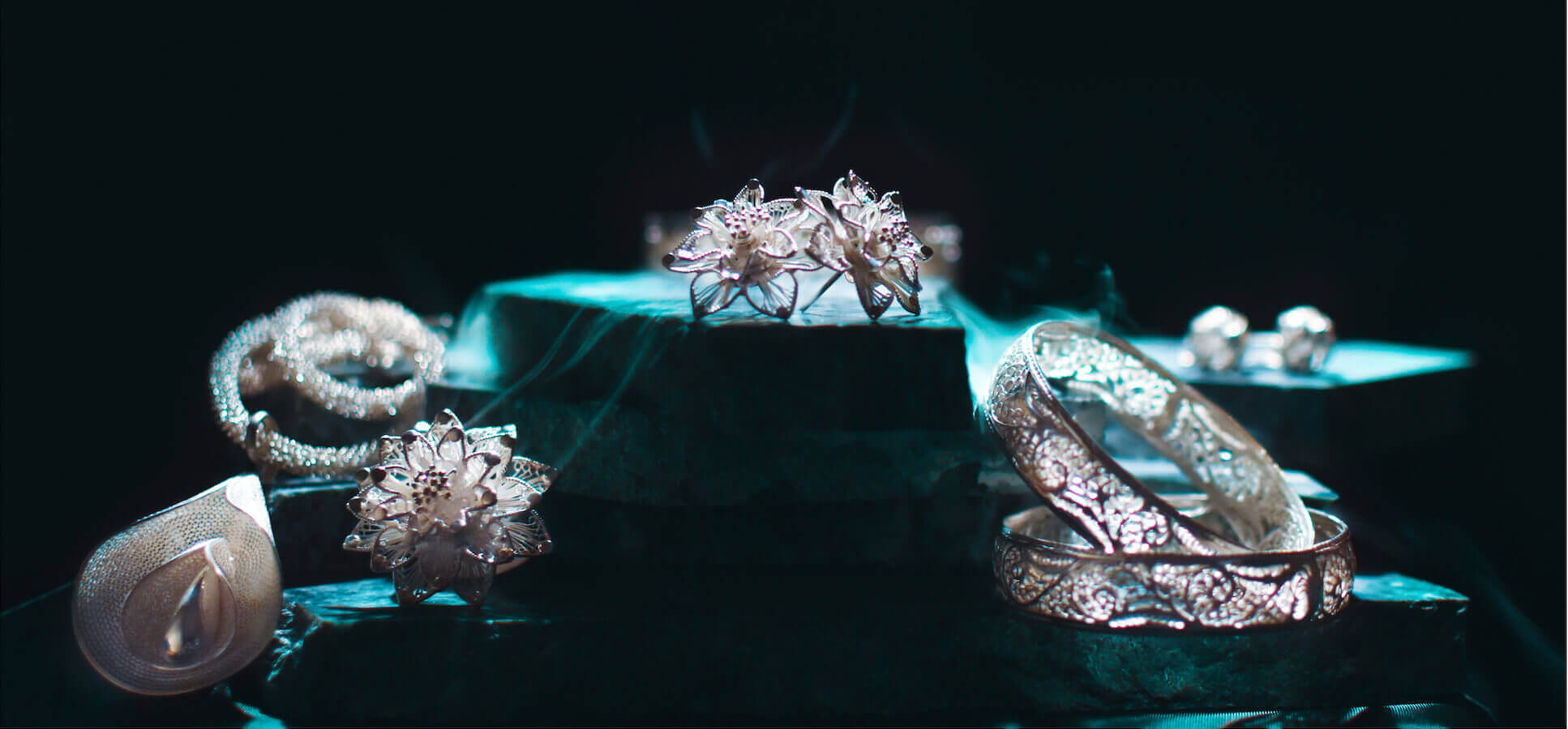 Shop Silver Jewelry for women online - Handmade with the Filigree art ...