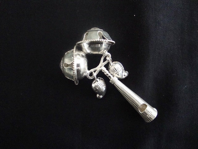 Silver Rattle for babies online | Silver Gifts for new born babies ...