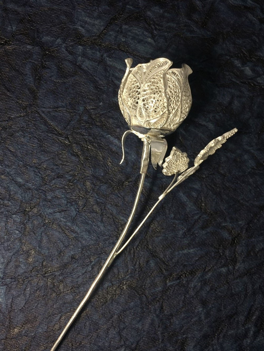 Buy unique gifts online - roses online in silver filigree – Silverlinings