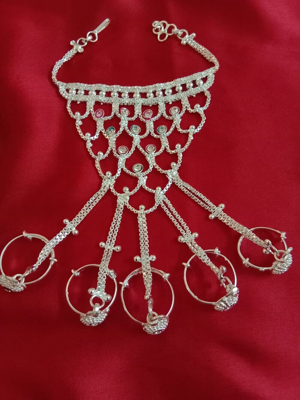 Bridal Haath phool online | Bridal Jewellery Hath Panja -Silverlinings