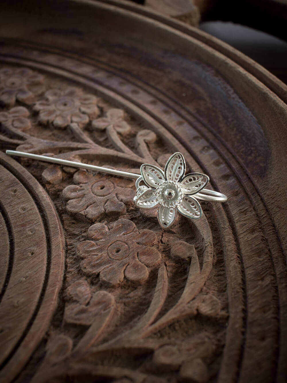 Juda Pin Hair Accessories Online | Silverlinings | Handmade Filigree