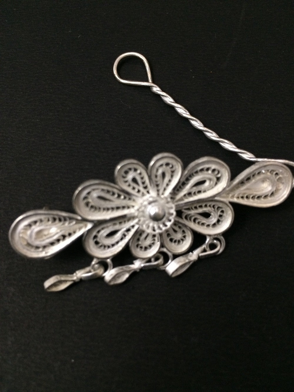 Silver hairpin online for women| Silverlinings | Handmade Filigree
