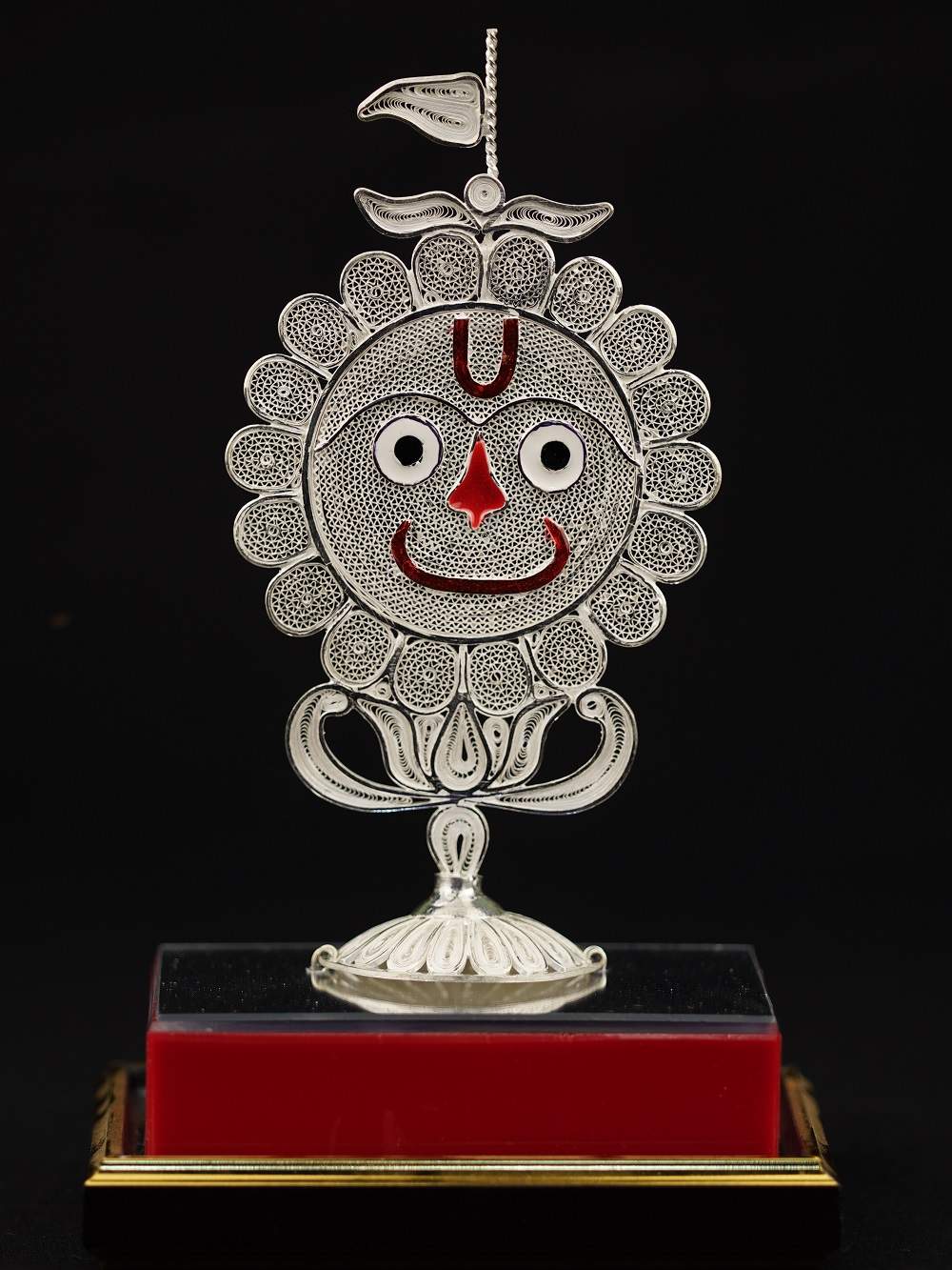 Shop silver Lord Jagannath statue online | with Silverlinings