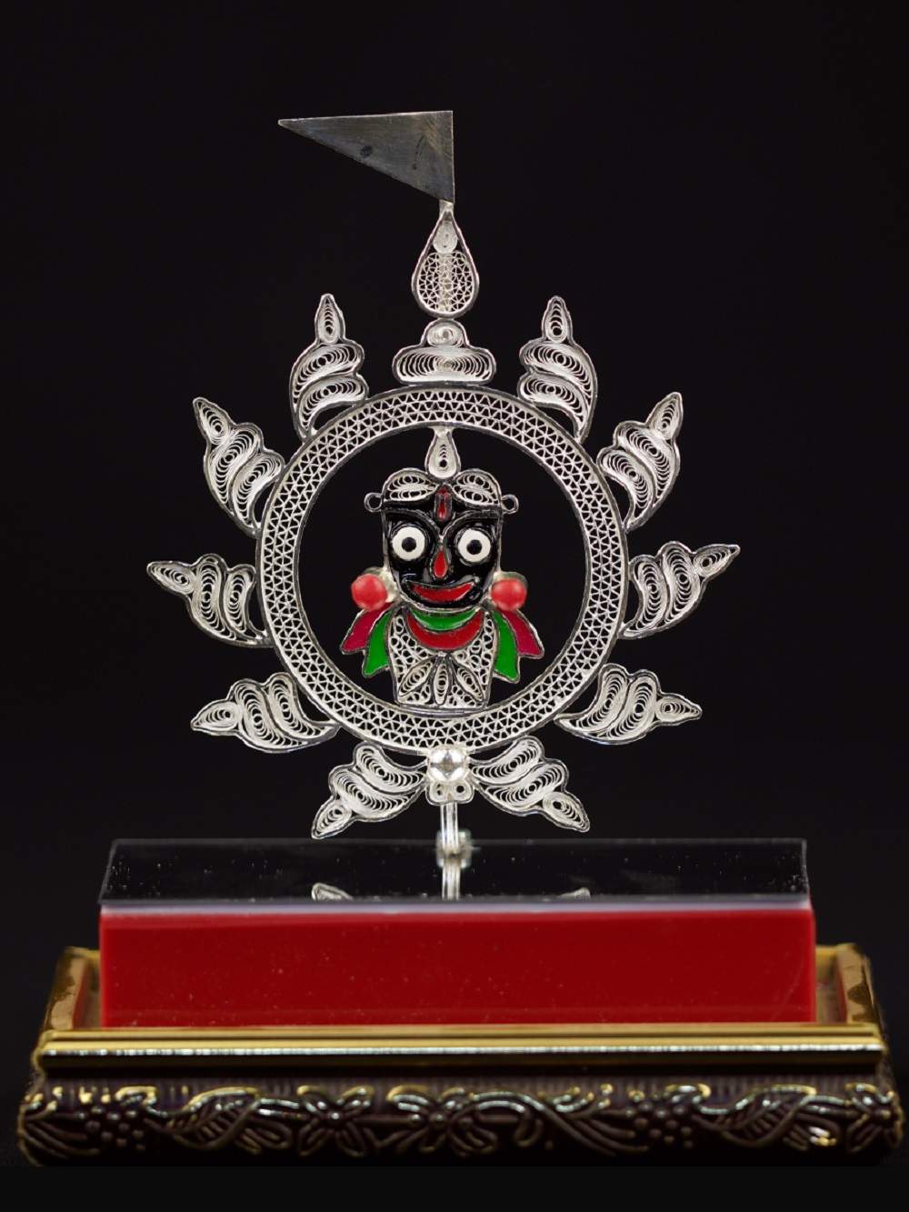 Shop silver Lord Jagannath statue online | with Silverlinings