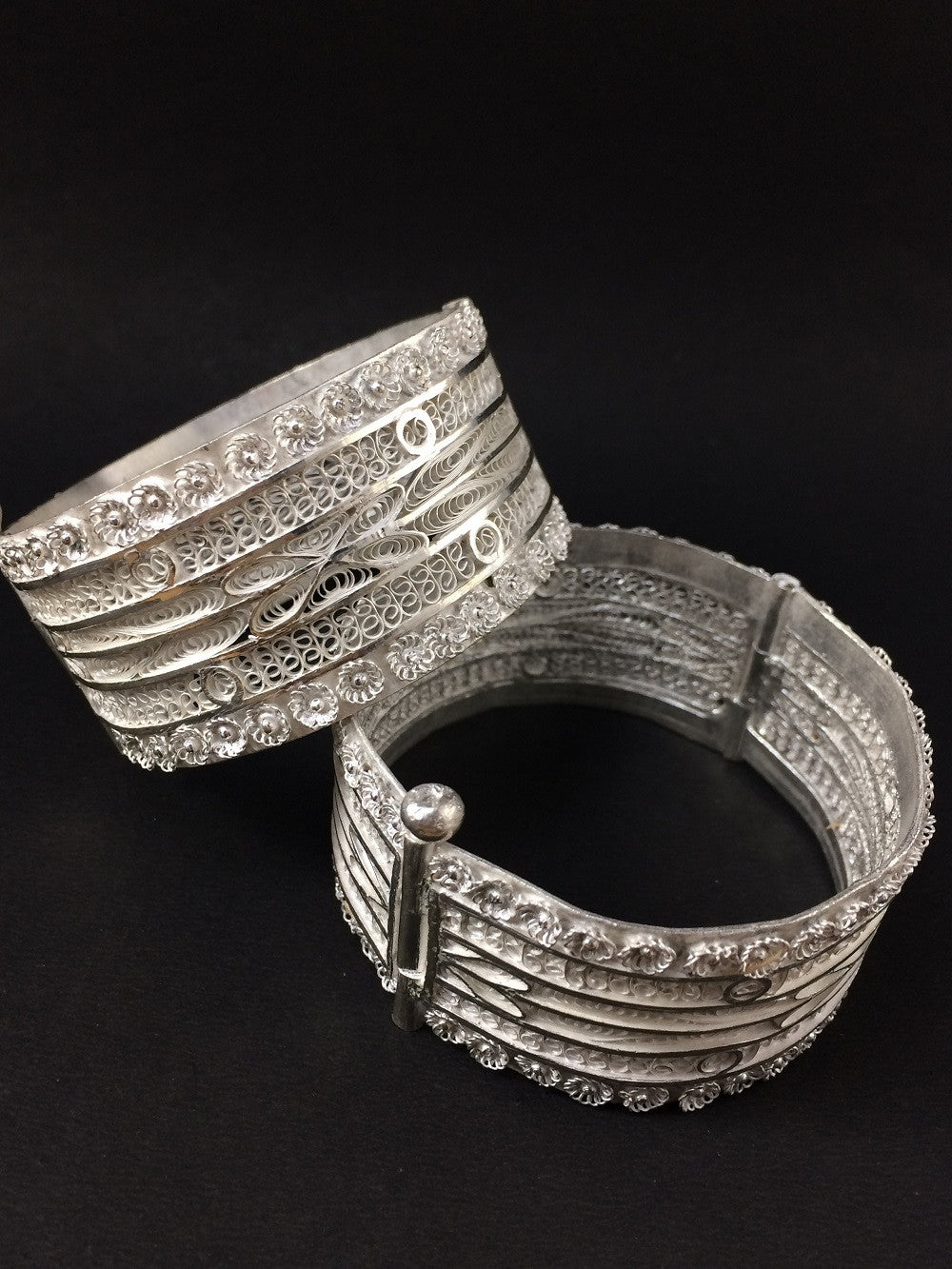 Silver Bangles online for women | Silverlinings | Handmade Filigree