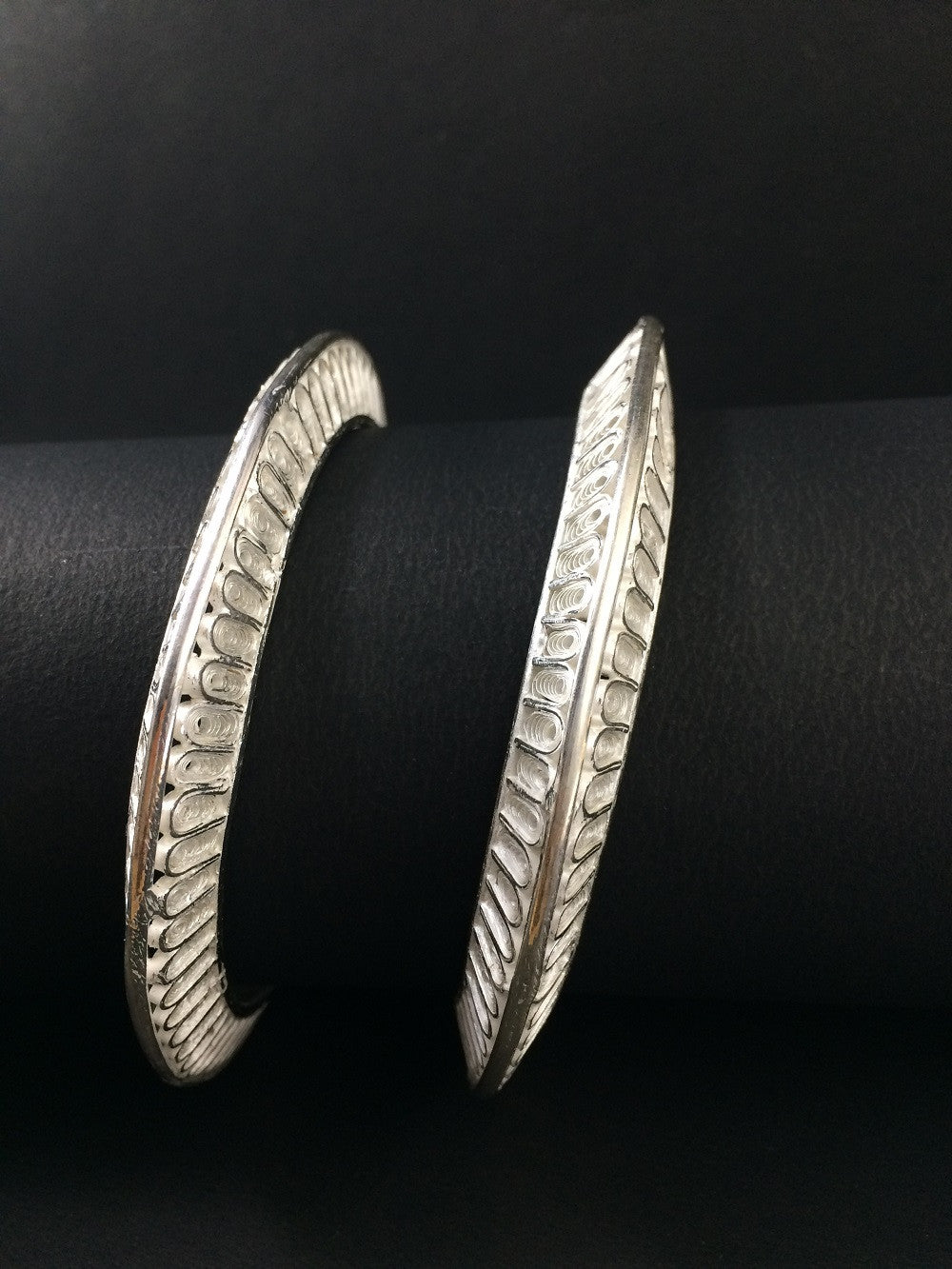 Buy beautiful Odissi Dance Bangles in Silver Filigree - Cuttack Orissa ...