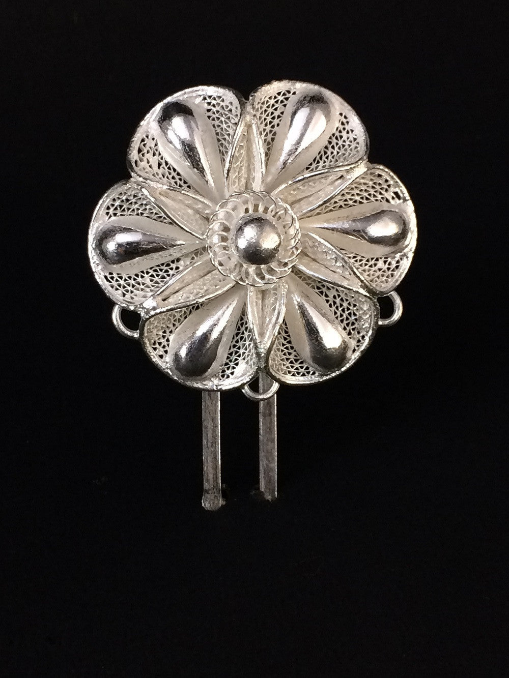 Silver hairpin online for women| Silverlinings | Handmade Filigree