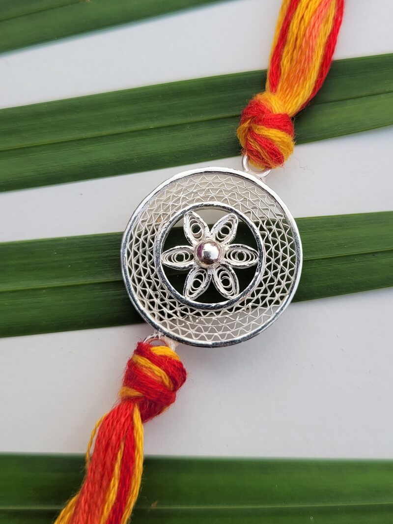 Silver Rakhi Online - Buy Silver Rakhi and Lumba by Silverlinings