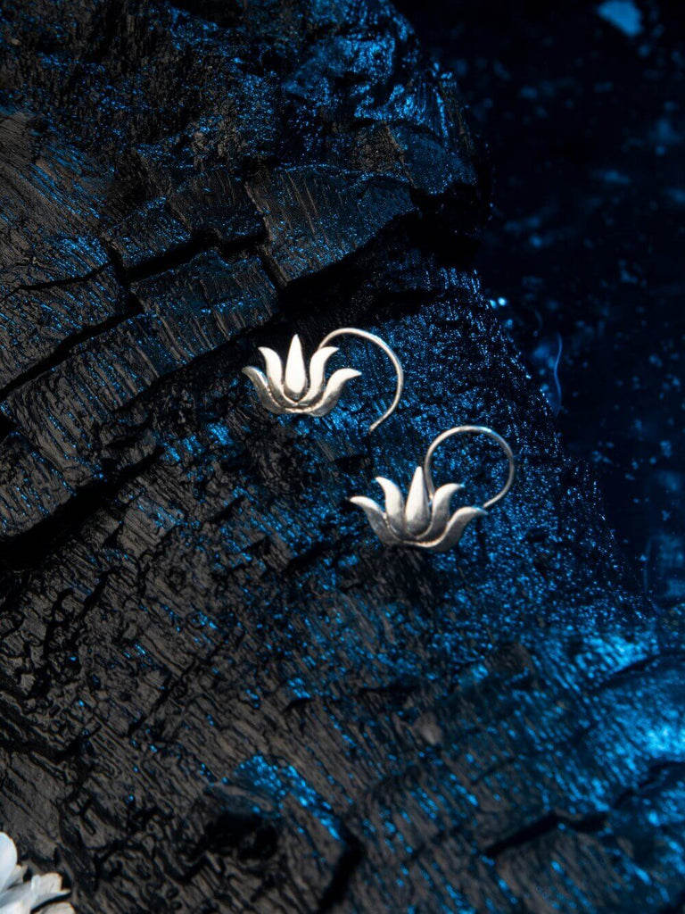 Silver Nose Pin Online in India handmade by Silver Linings – Silverlinings