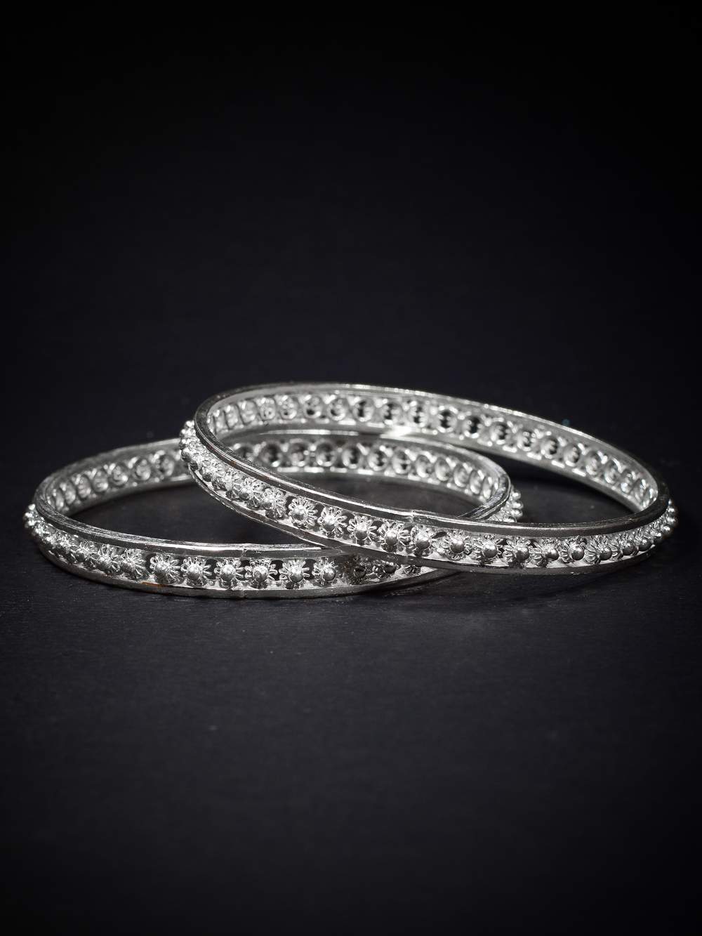 Shop Silver Bangles for women Online with Silverlinings