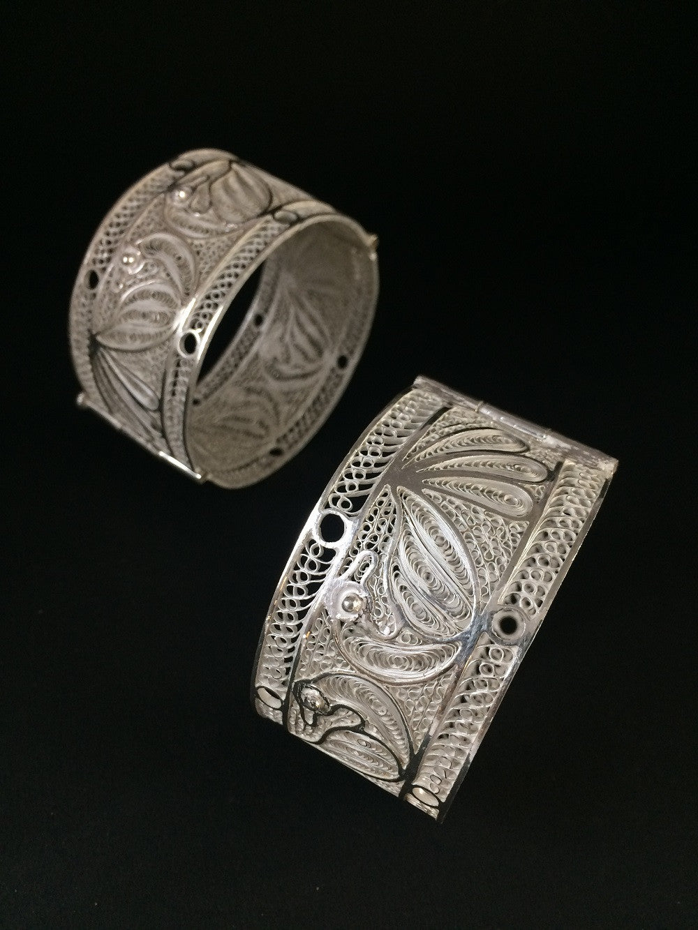 Silver Bangles online for women | Silverlinings | Handmade Filigree