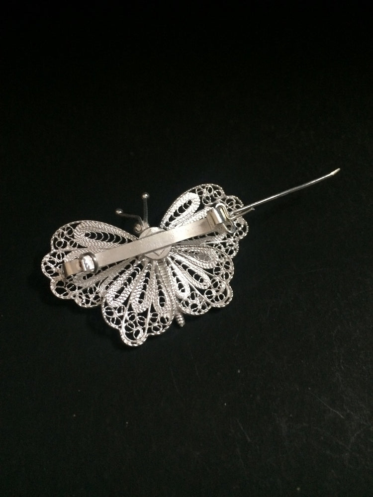 Silver Brooch online for women | Silverlinings | Handmade Filigree