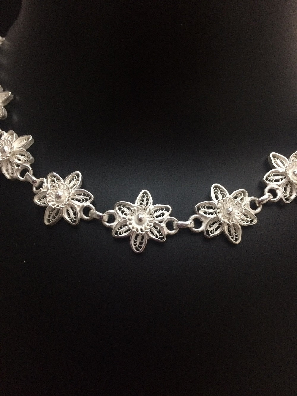 Choker Necklace Silver online for women | Silver Jewellery Sets ...