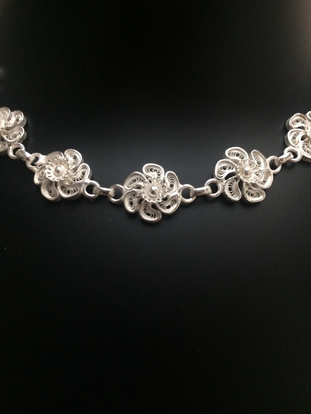 Silver Filigree Necklace online for women | Silverlinings