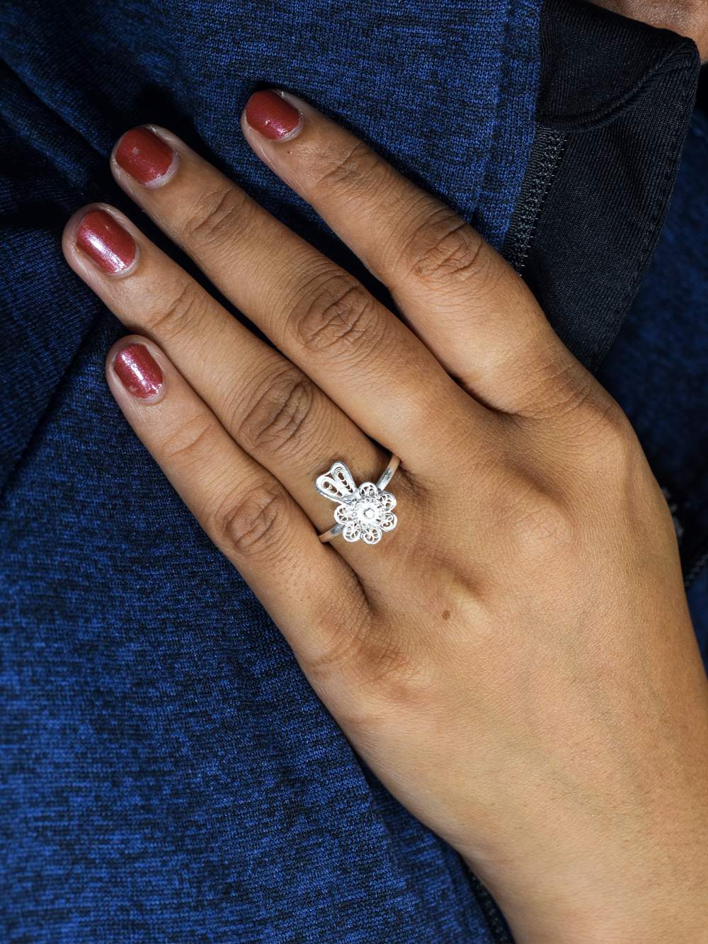 Silver Rings for Ladies by SilverLinings | Cuttack Filigree – Silverlinings