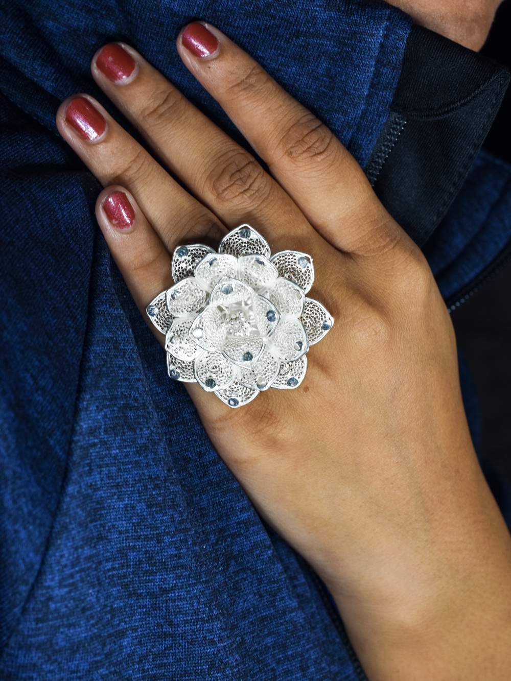 Silver Rings for Ladies by SilverLinings | Cuttack Filigree – Silverlinings