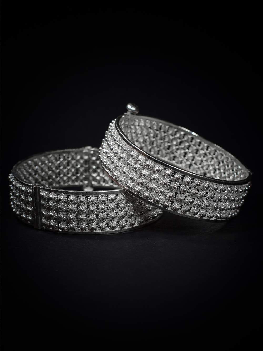 Silver Bangles online for women | Silverlinings | Handmade Filigree