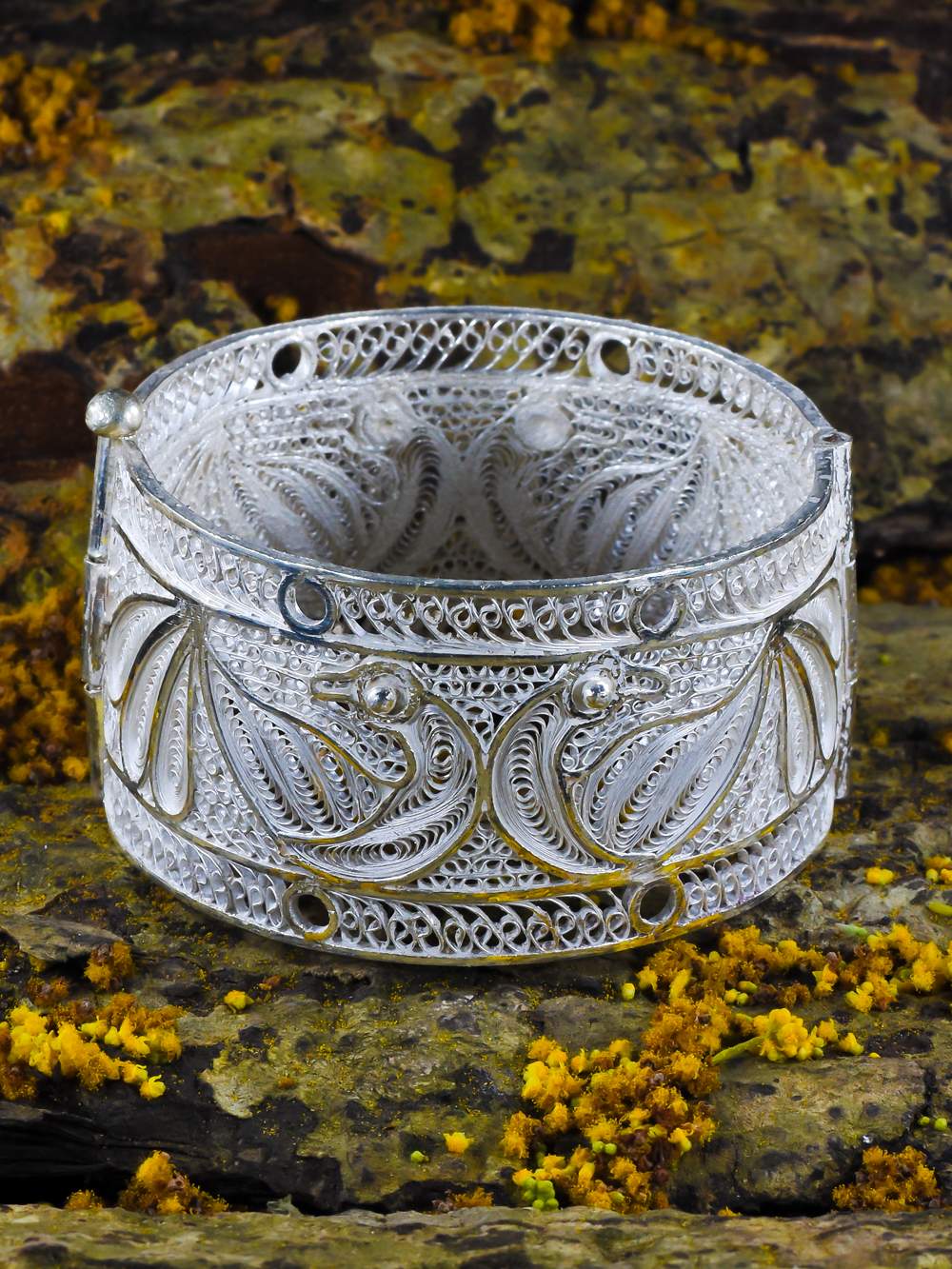 Silver bangles online for women | Silverlinings | Handmade Filigree
