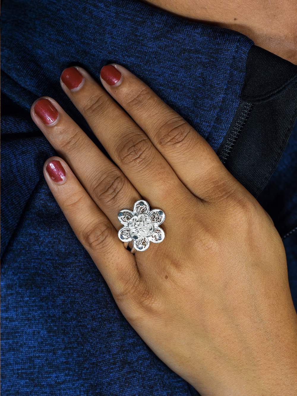 Silver Rings for Ladies by SilverLinings | Cuttack Filigree – Silverlinings